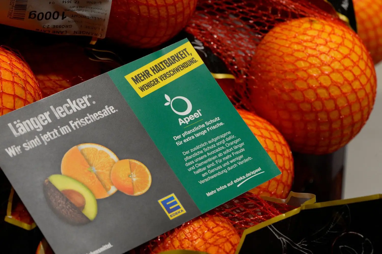 Zero Waste: Statt Plastik: Edeka und Rewe testen essbaren Überzug bei ...