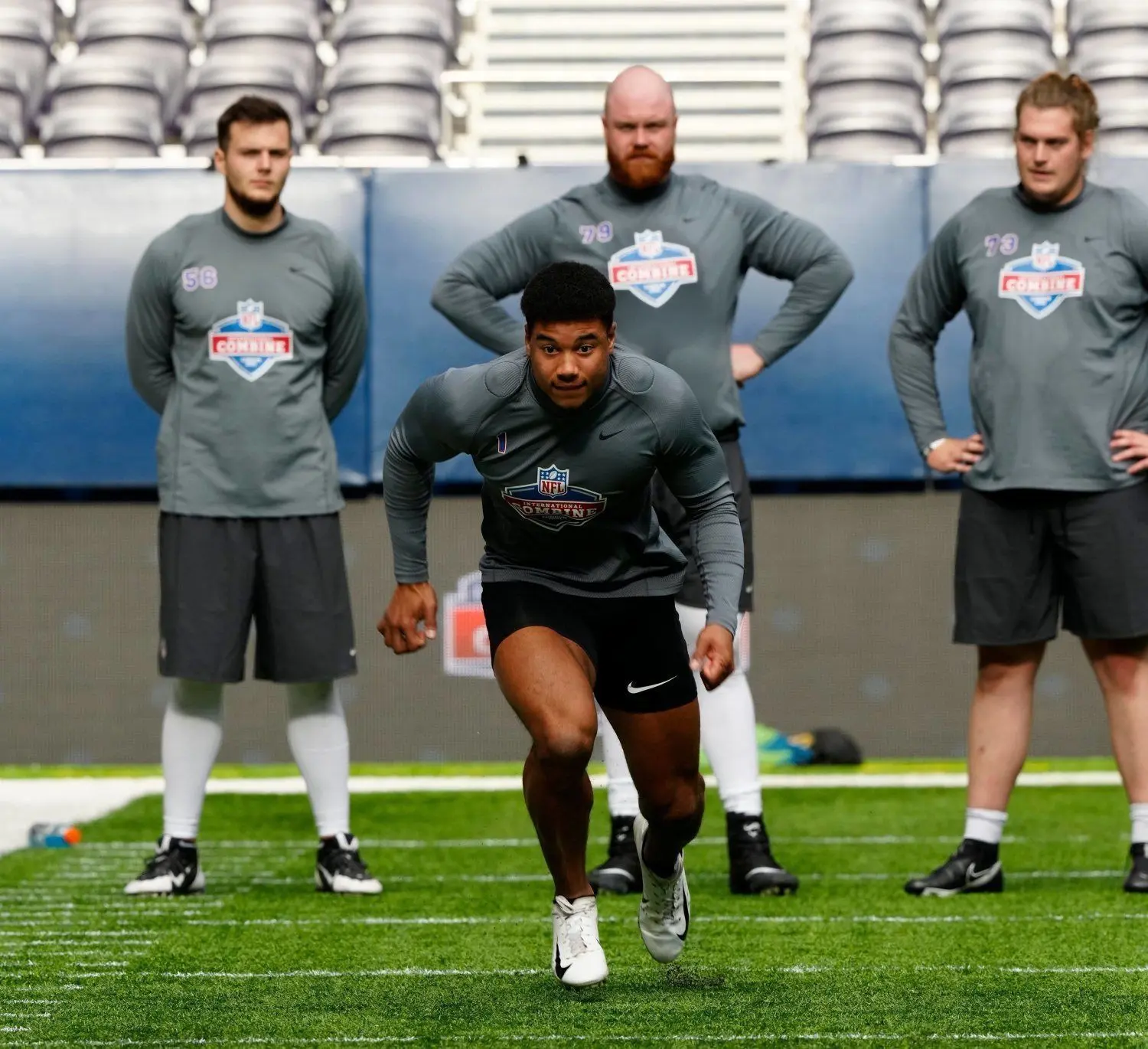 Ziel ist National Football League: Vor den Scouts der NFL-Teams ...
