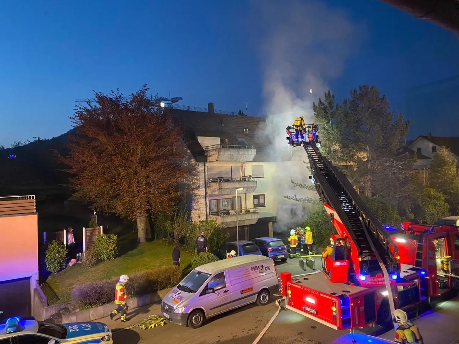 Brand Pfullingen Heute