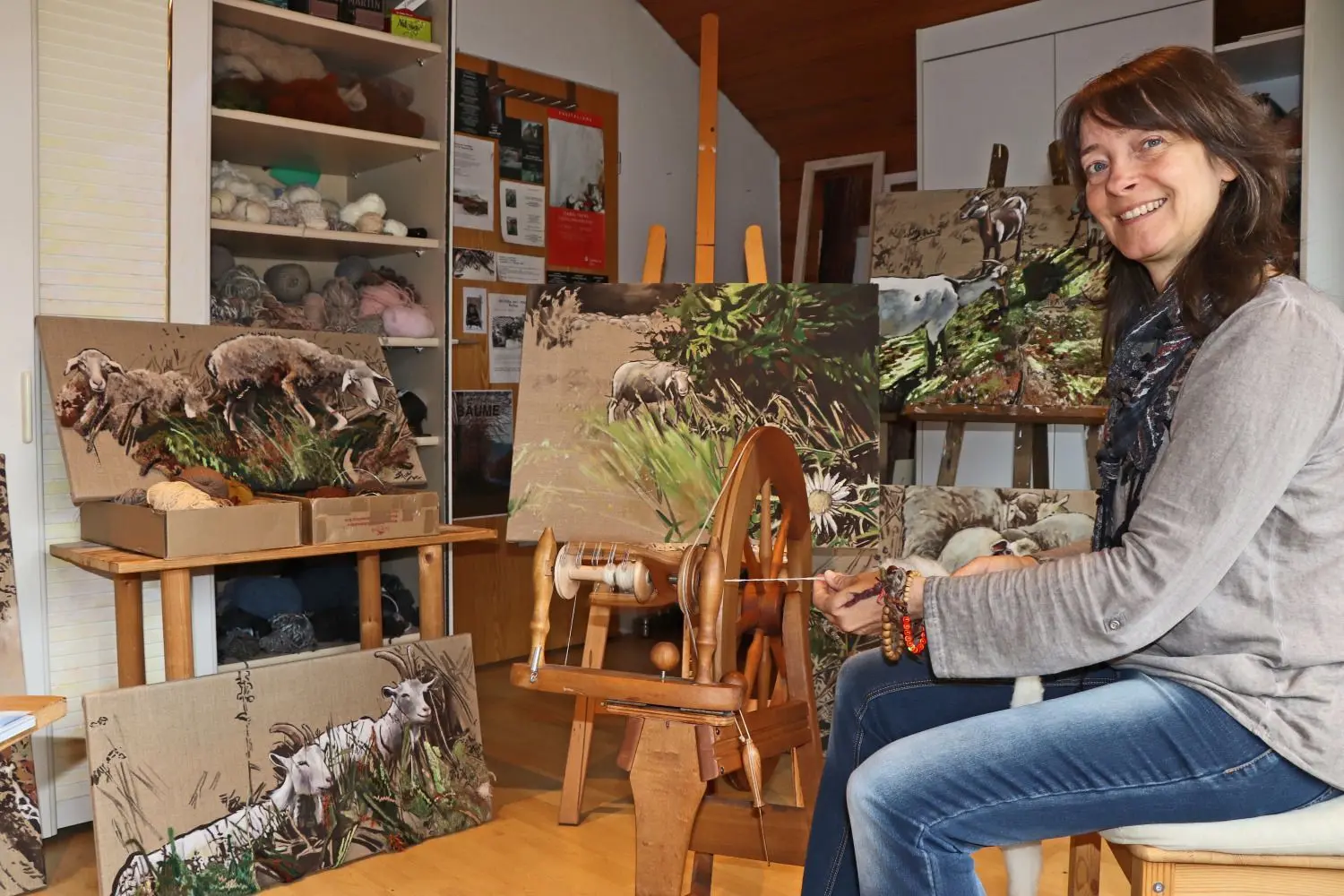 Isabel Fuchs: Künstlerin aus Hütten: Hommage an die Heimat | swp.de