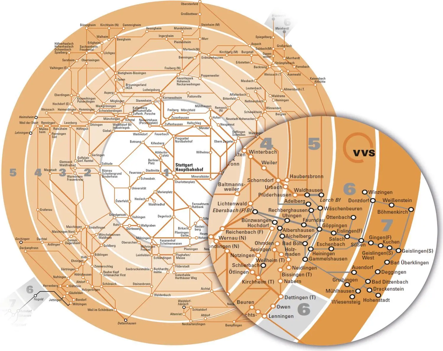 Nahverkehr: Der Landkreis im VVS: Weniger Zonen und günstigere Tarife ...