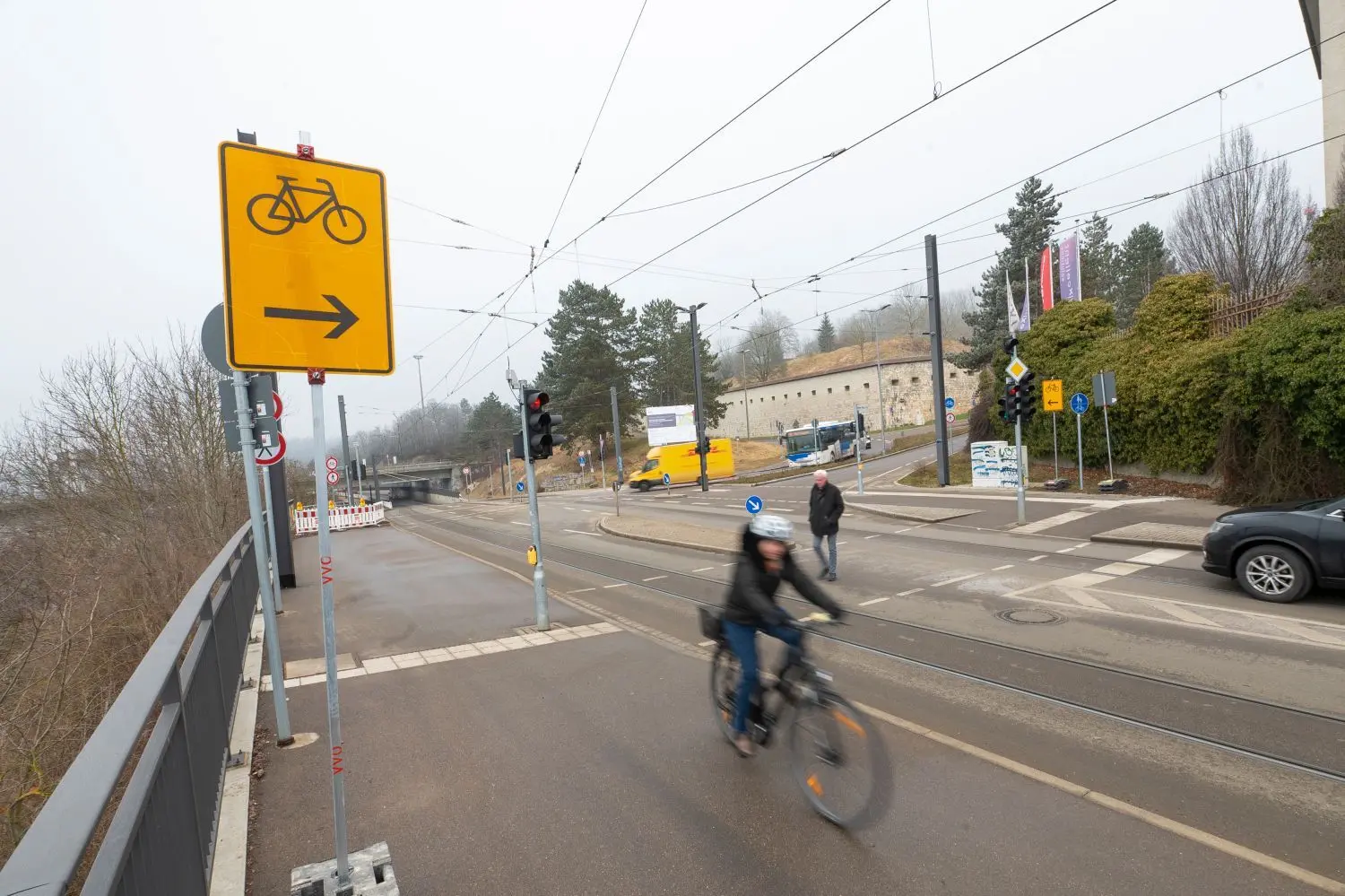 Radverkehr in Ulm: Sperrungen wegen Bau des Radwegs zur Uni | swp.de