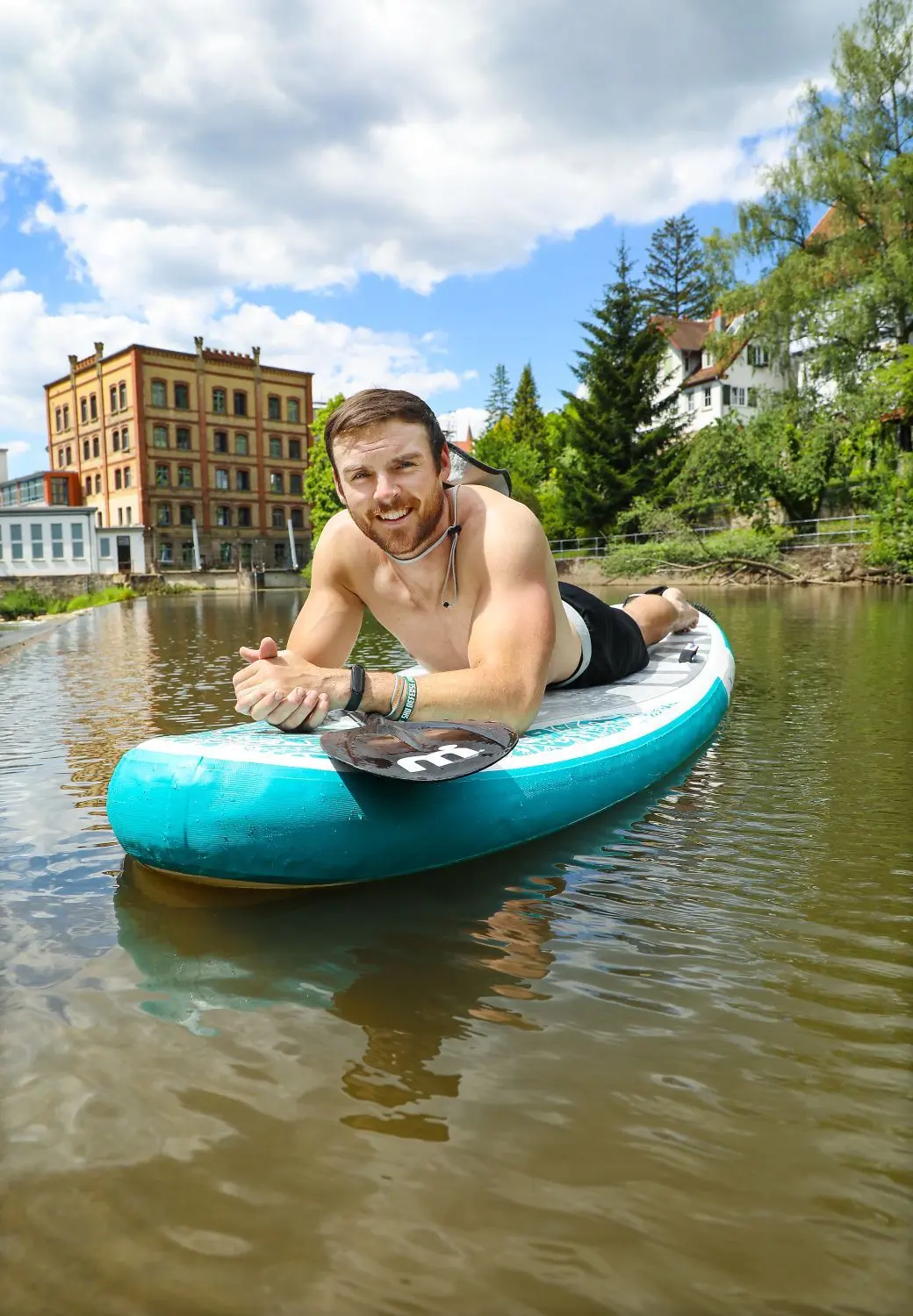 Behind the scenes: SUP-Action mit Unicorns-Footballer Nick Alfieri beim ...