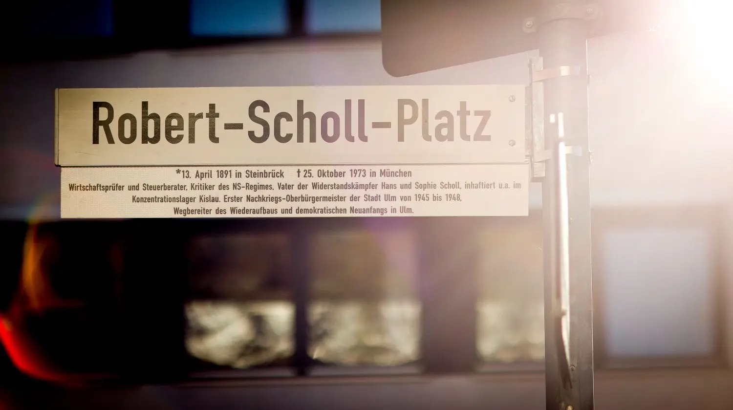 Robert Scholl in Ulm: Neuer Platz in der Innenstadt: Scholl-Vater für ...