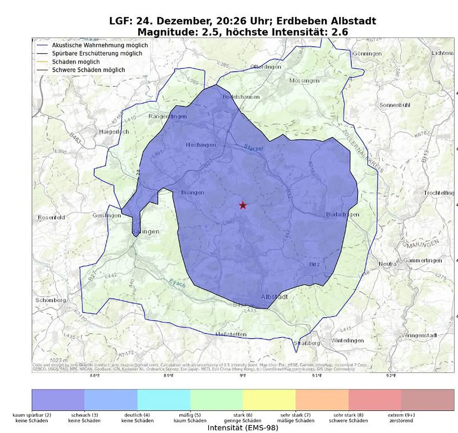 Erdbeben im Zollernalbkreis: 45 Beben im Jahr 2022 – Topwert in Deutschland – zuletzt wackelten ...