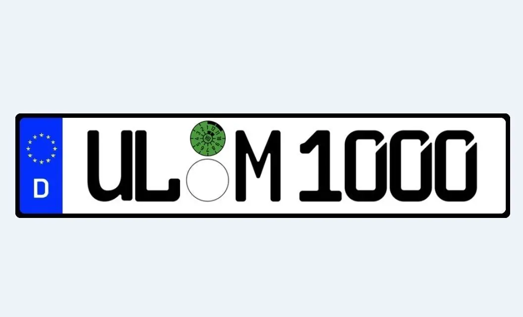 Kennzeichen in Ulm und Alb-Donau-Kreis: Diese Nummernschilder sind in ...