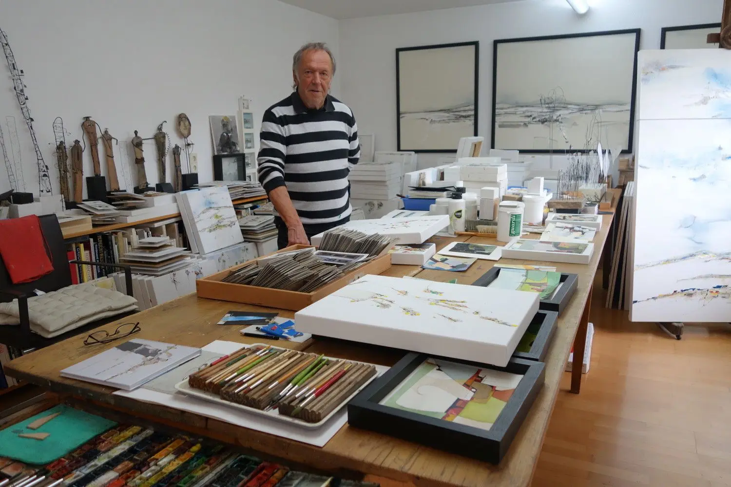 Kunst: Hans-Jürgen Knupfer zeigt in Berg Werke aus fünf Jahrzehnten ...