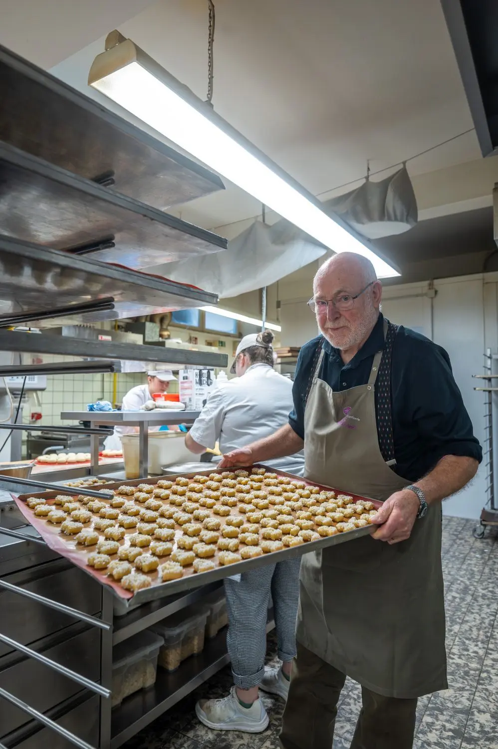 Konditorei Berner in Göppingen: Senior-Chef Hermann Bidlingmaier ...