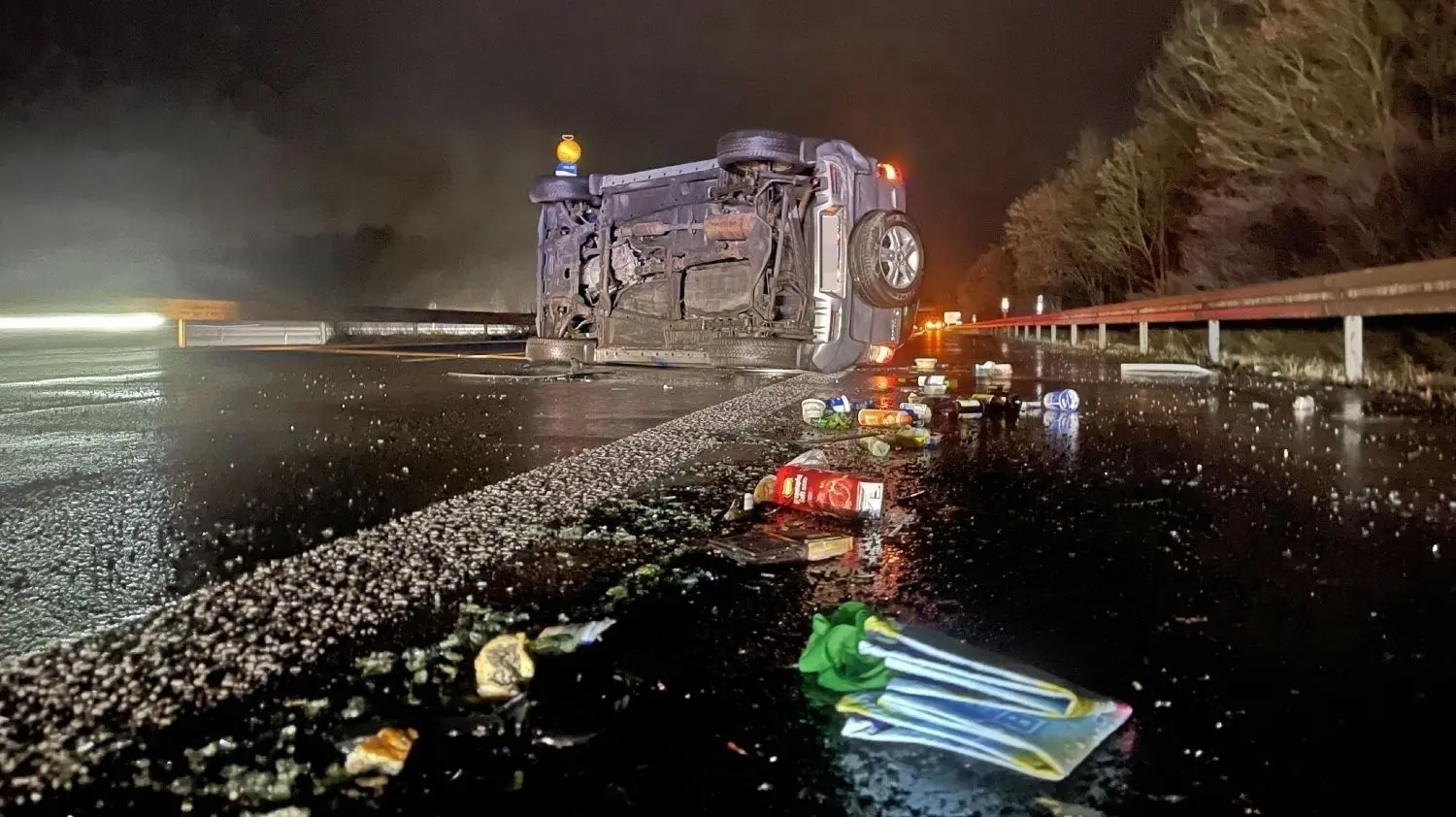 Unfall auf der A81 bei Horb: Schwerer Unfall auf der A81 bei Horb | swp.de