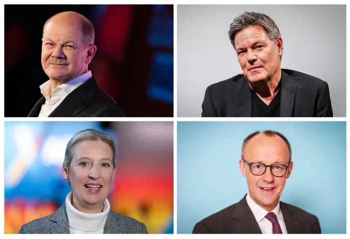 TV-Duell JETZT live: Wer überträgt Scholz, Merz, Weidel und Habeck heute im TV und Stream? | swp.de